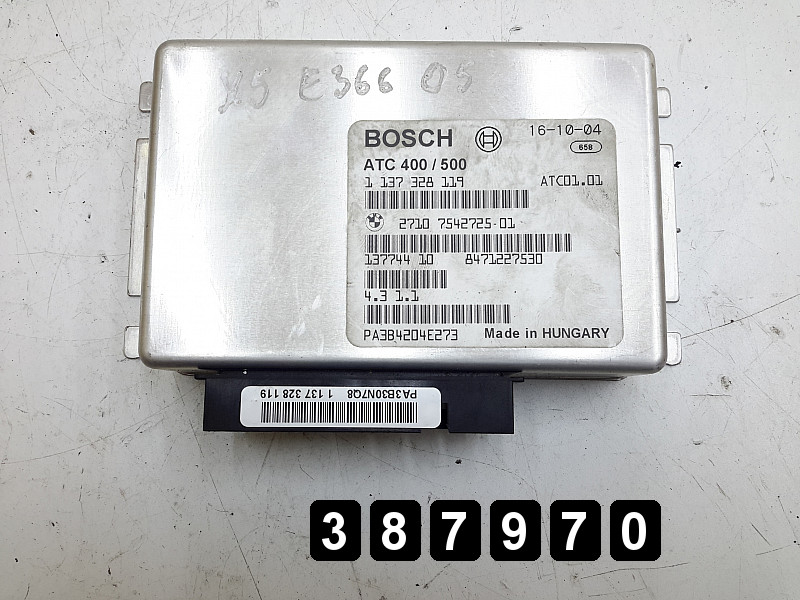2005 BMW X5 ECU AUTOMATIC TRANSMISSION 3000TD 1137328119 8471227530 ...